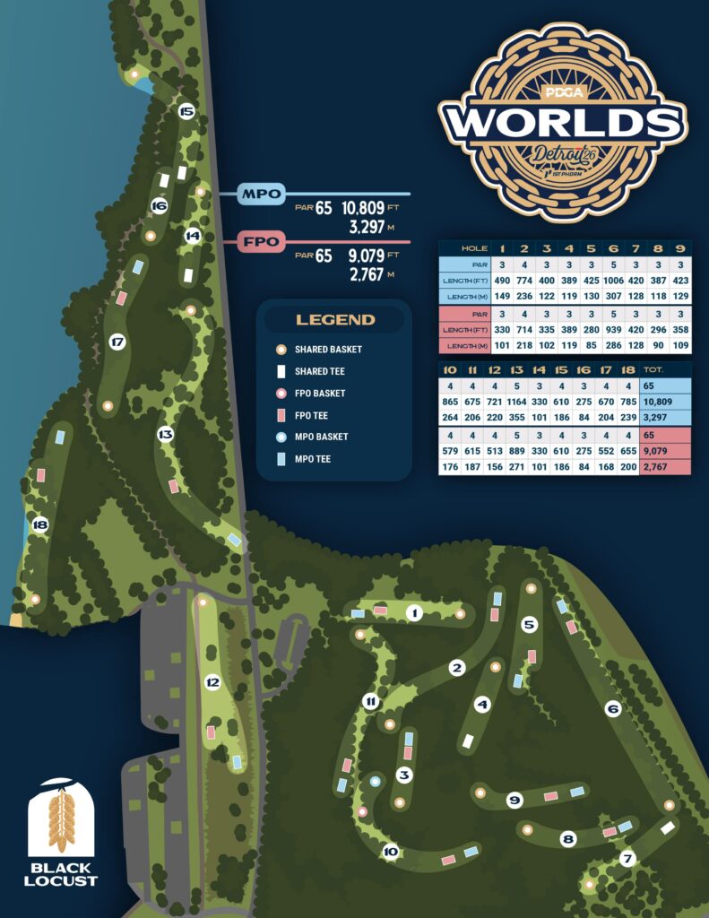 Courses • 2026 PDGA Pro Worlds